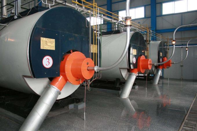 5.6Mw Certificated Natural Gas Water Boiler , Industry High Efficiency ...
